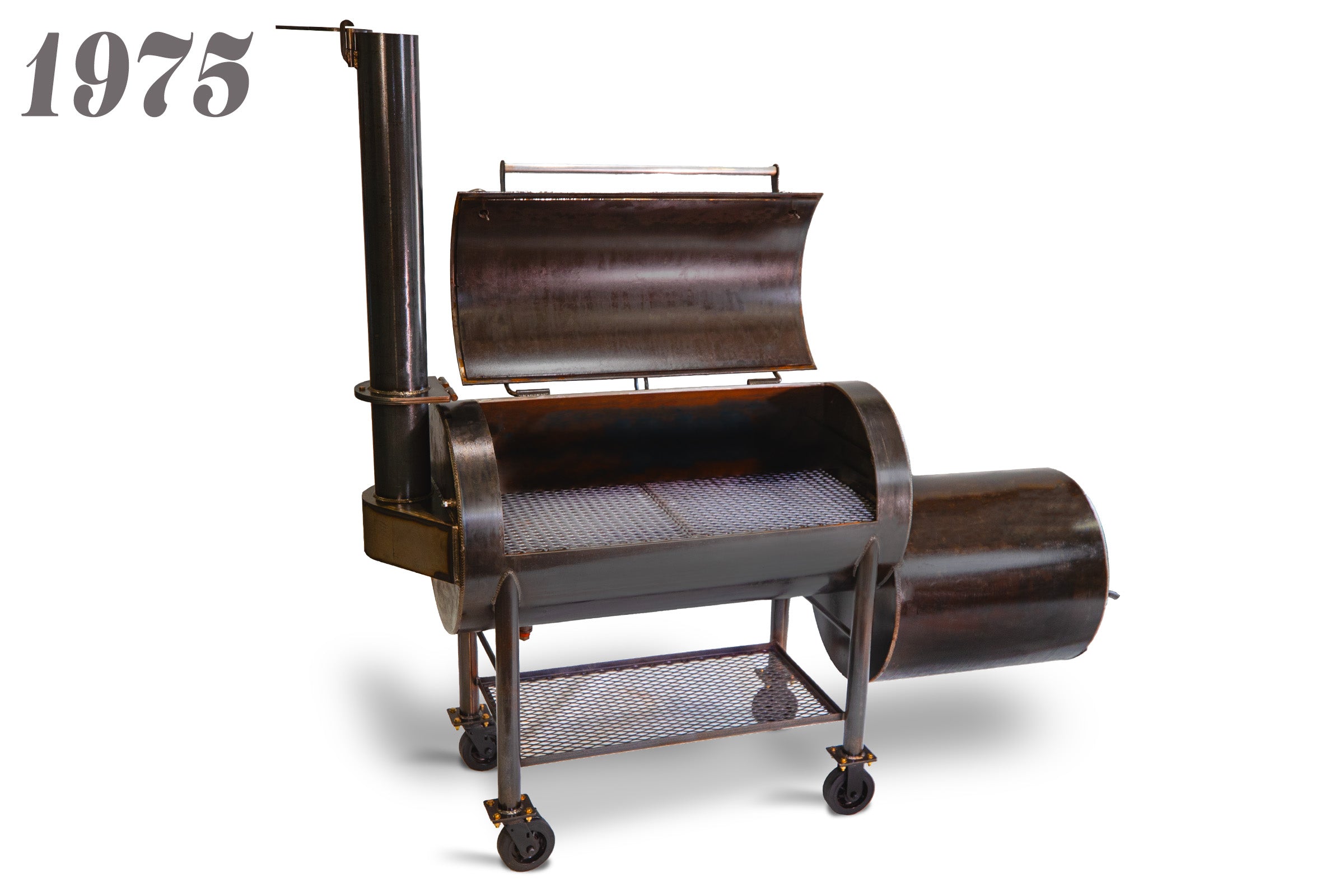 1975 Offset Smoker from Workhorse Pits – Wood Fire Mercantile